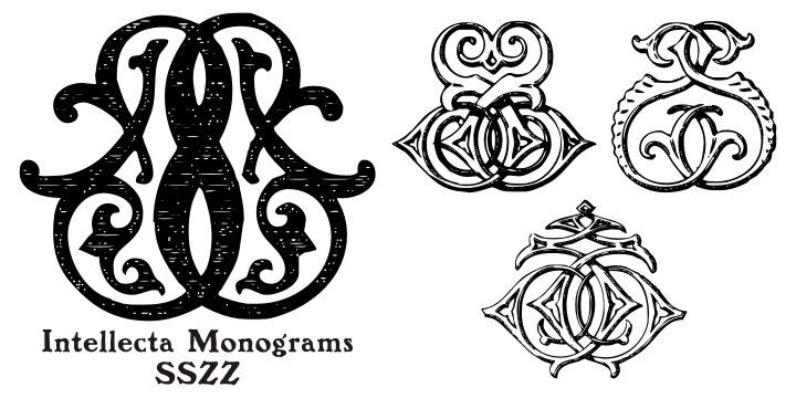 Intellecta Monograms Font
