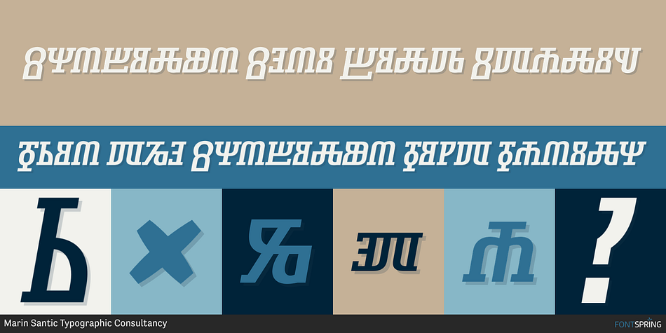 Symbolum Semi Bold Italic Font