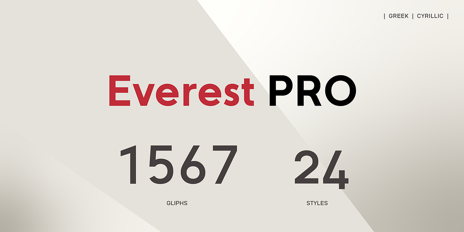Everest Pro Font