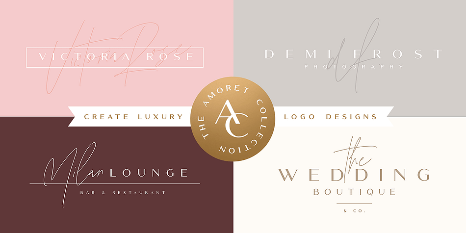 The Amoret Collection Font