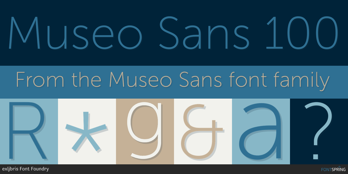 Fonts similar to Museo Sans
