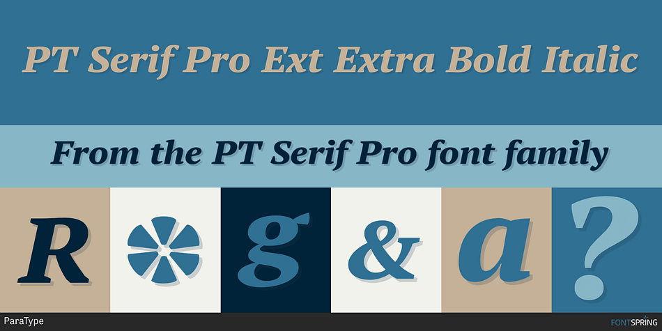 PT Serif Pro Font