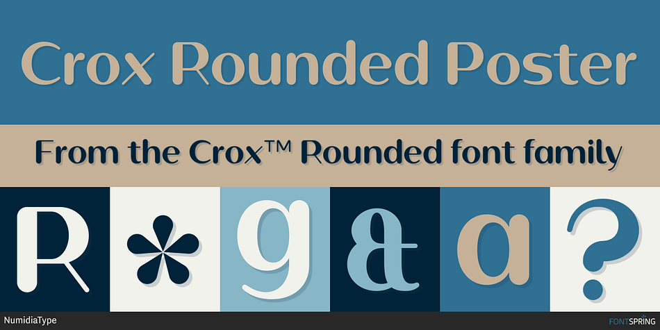 Crox Rounded Poster Font