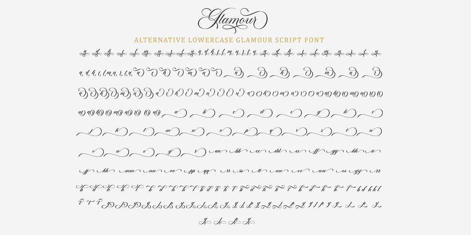 Glamour Font