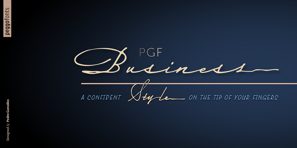 PGF Business Full Light Font