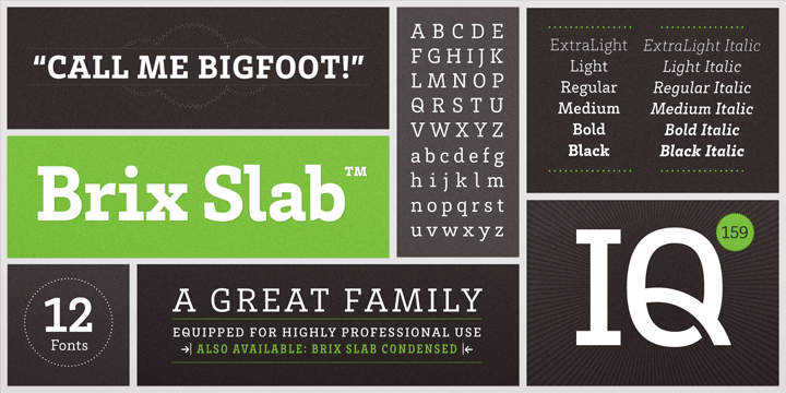 Brix Slab Font