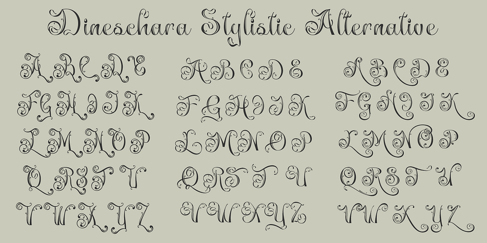Dineschara Font