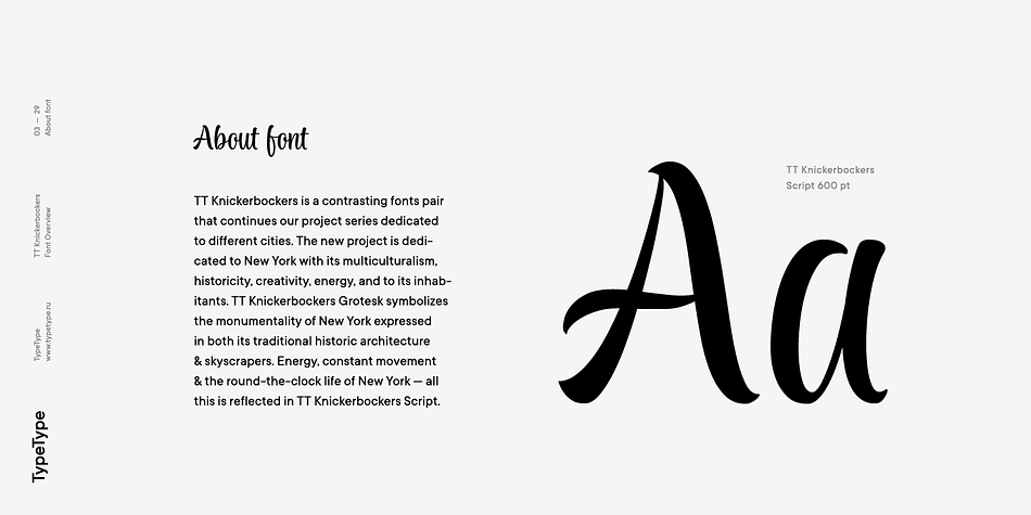 TT Knickerbockers Font