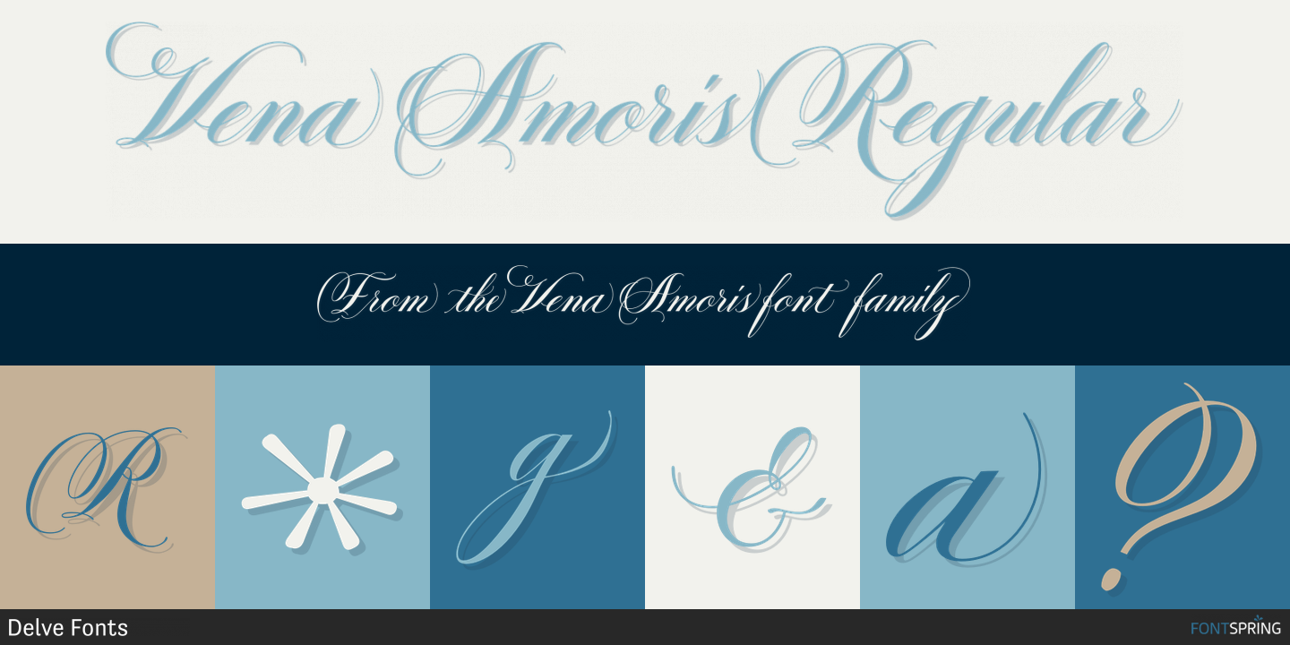Fonts similar to Vena Amoris
