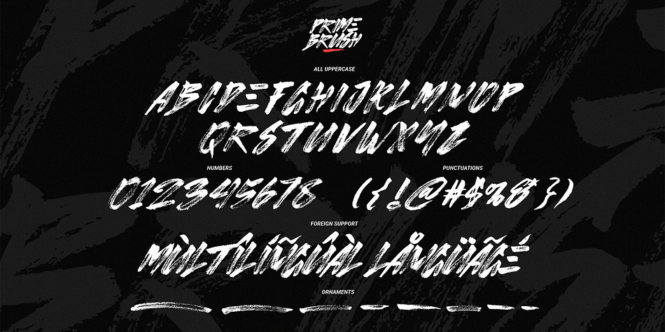 Prime Brush Font