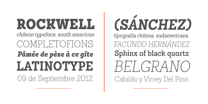 Sanchez Condensed Font