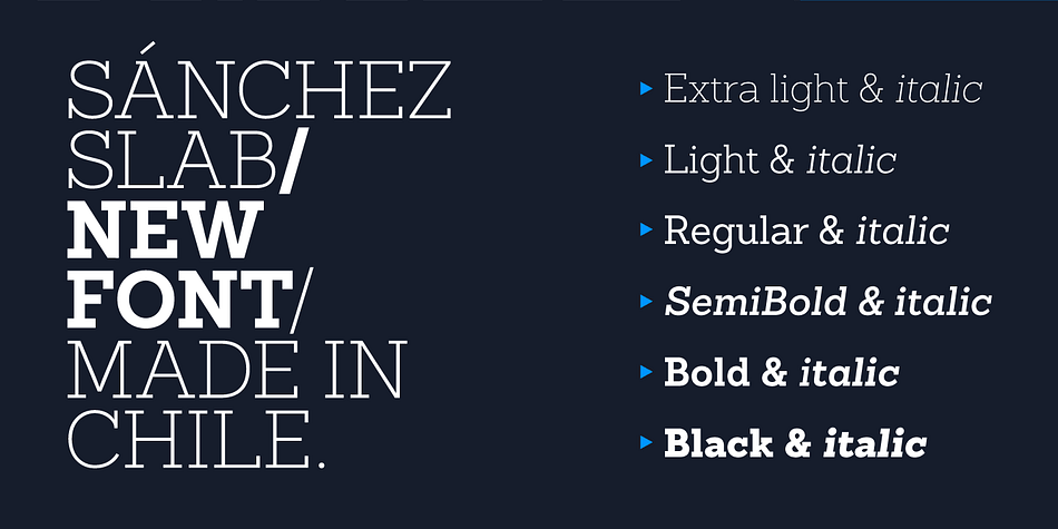 Sanchez Slab Font