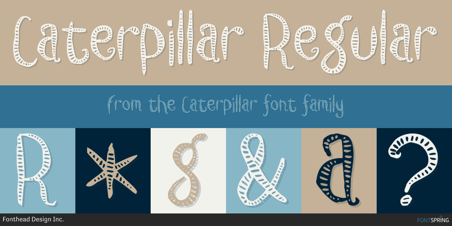 Caterpillar Font