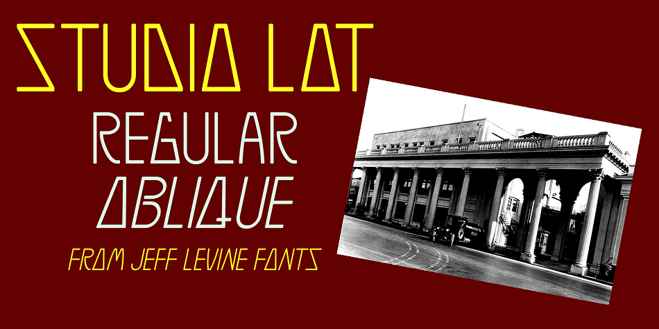 Studio Lot JNL Font
