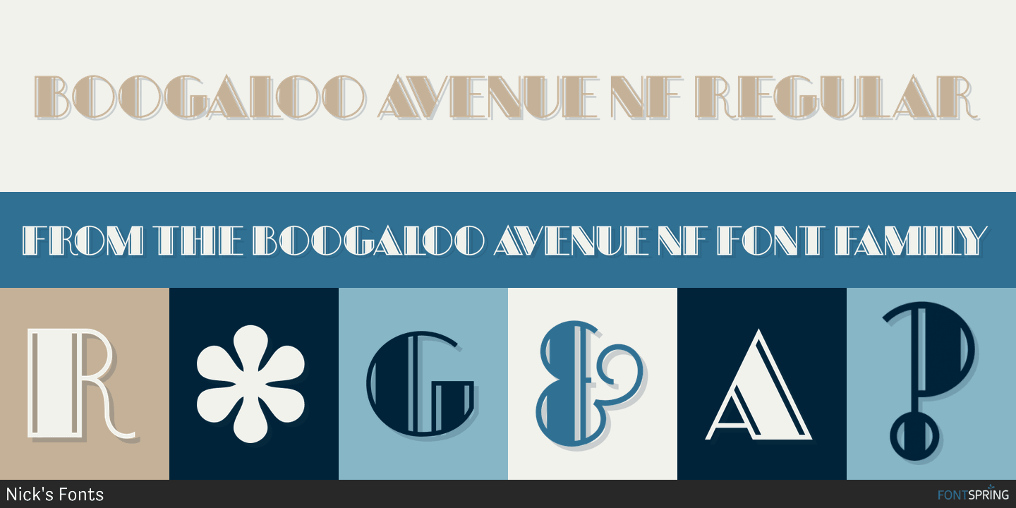 Boogaloo Avenue NF Font