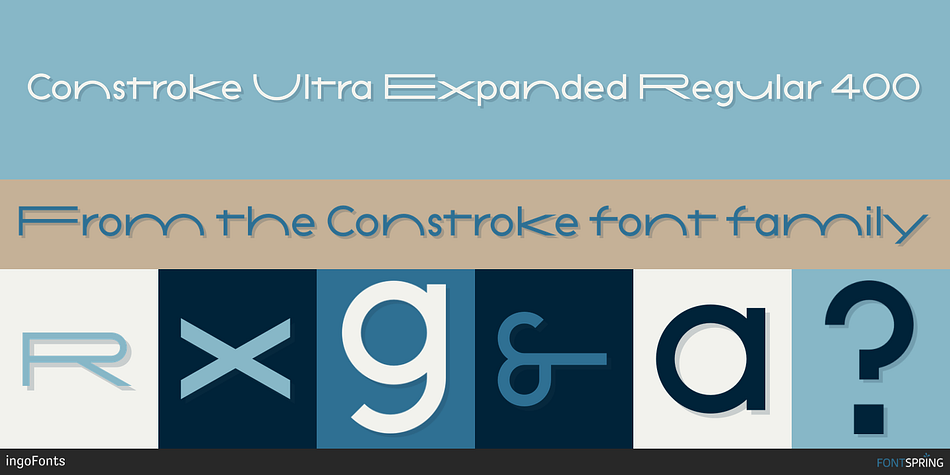 Constroke Ultra Expanded Regular 400 Font
