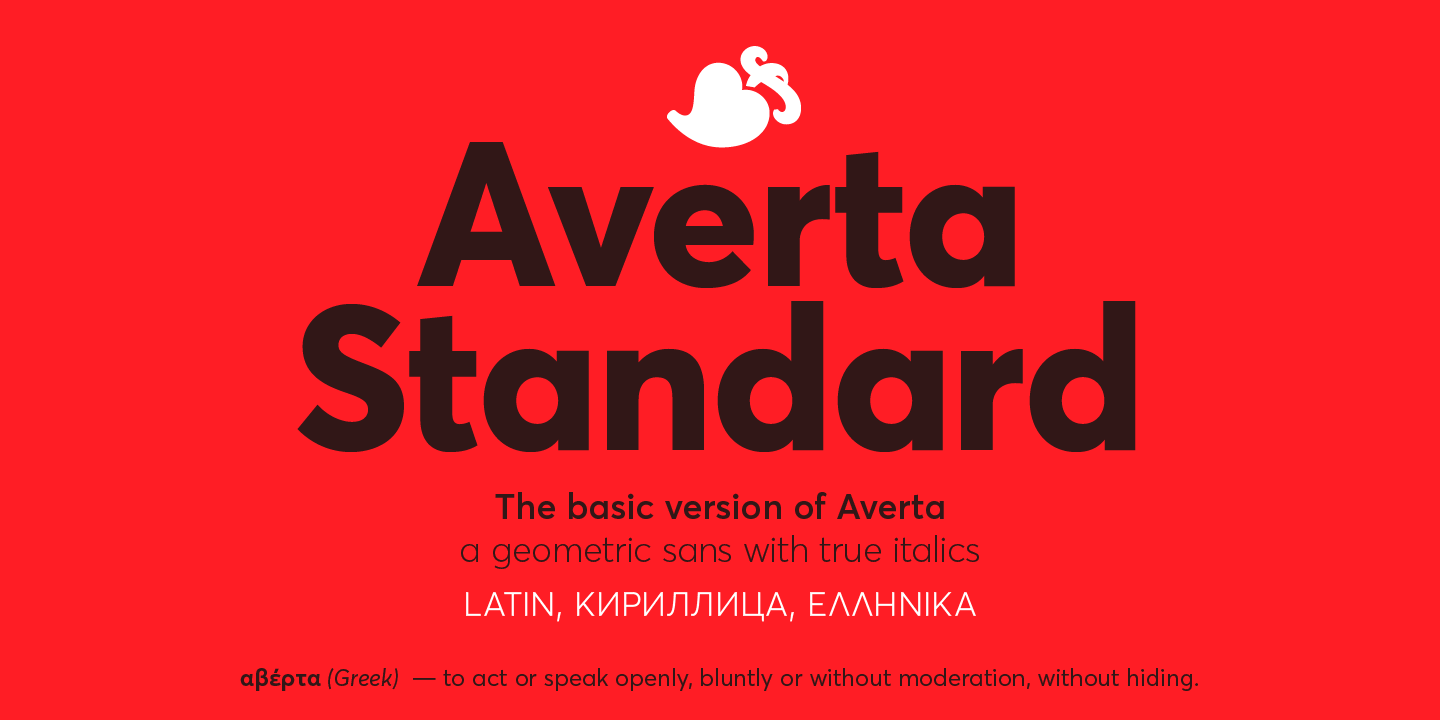 Averta Standard Extra Bold Font