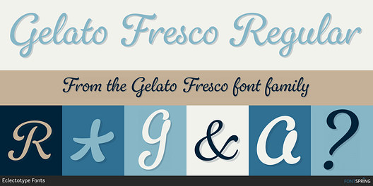 Fonts similar to Gelato Fresco
