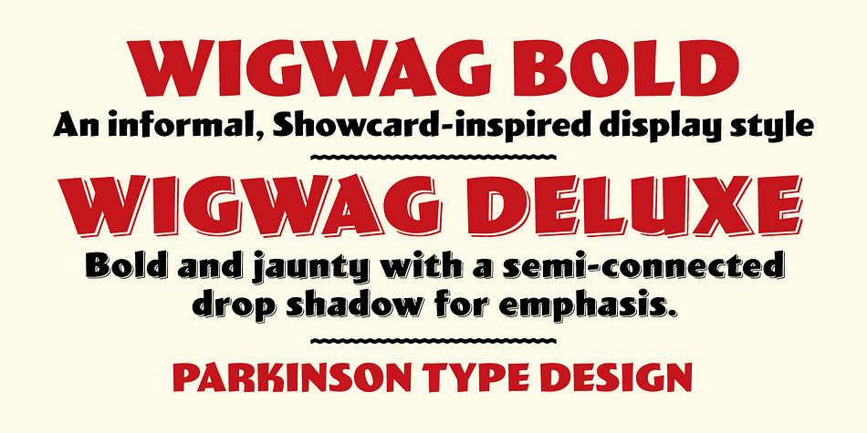 Wigwag Font