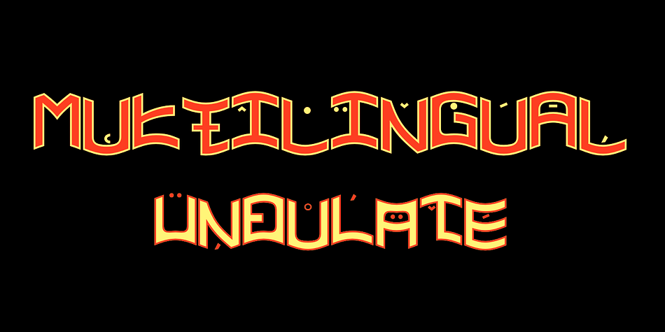 Undulate Font