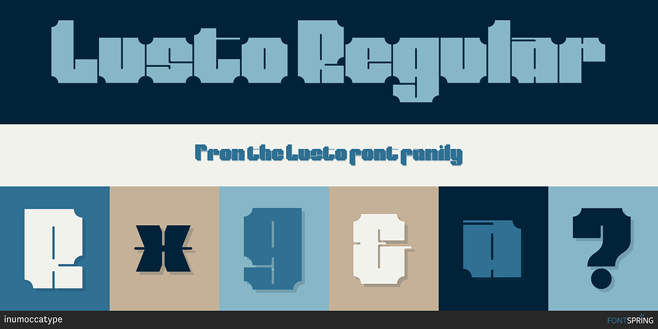 Lusto Regular Font