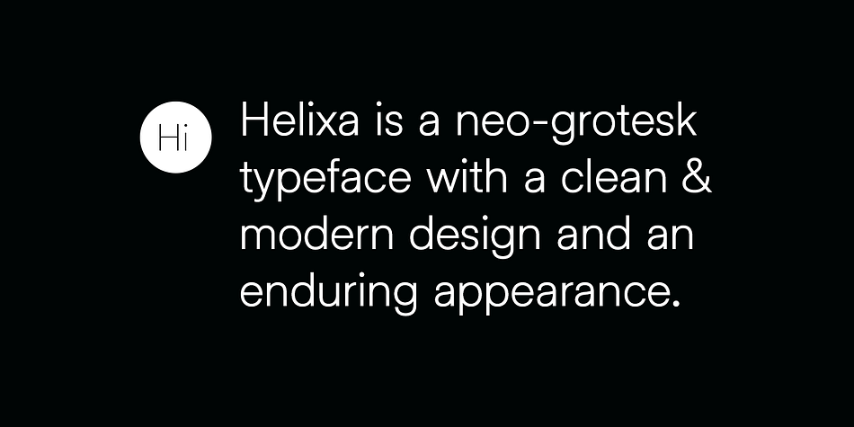 HELIXA Font