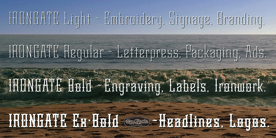 Irongate Font