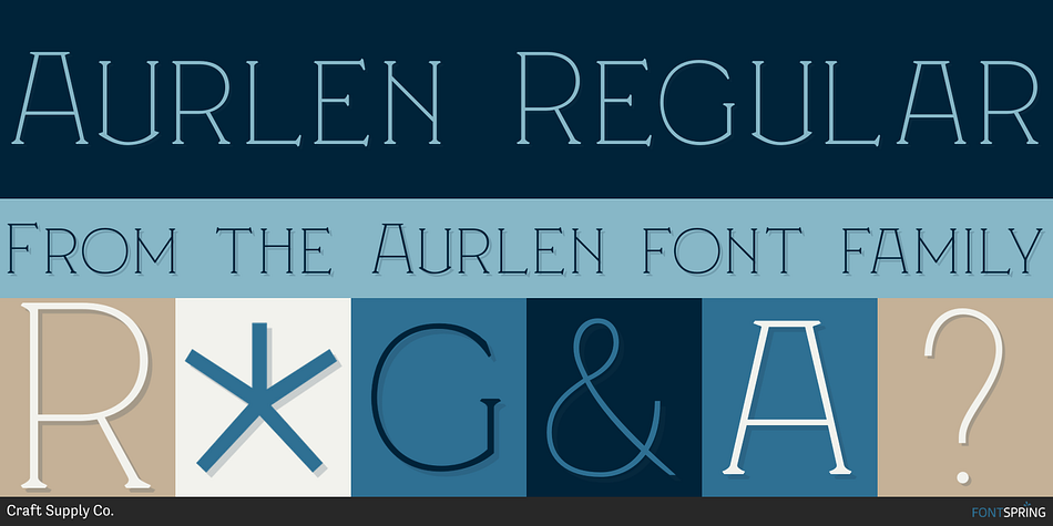 Aurlen Regular Font