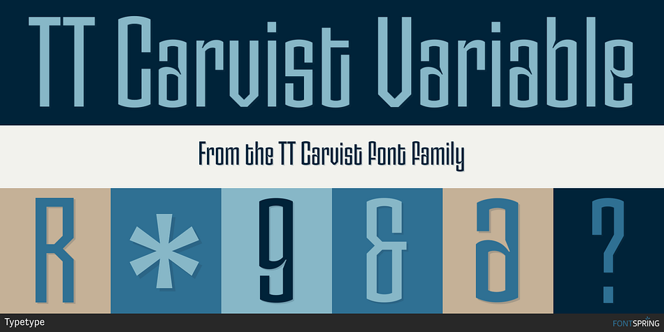 TT Carvist Variable Font