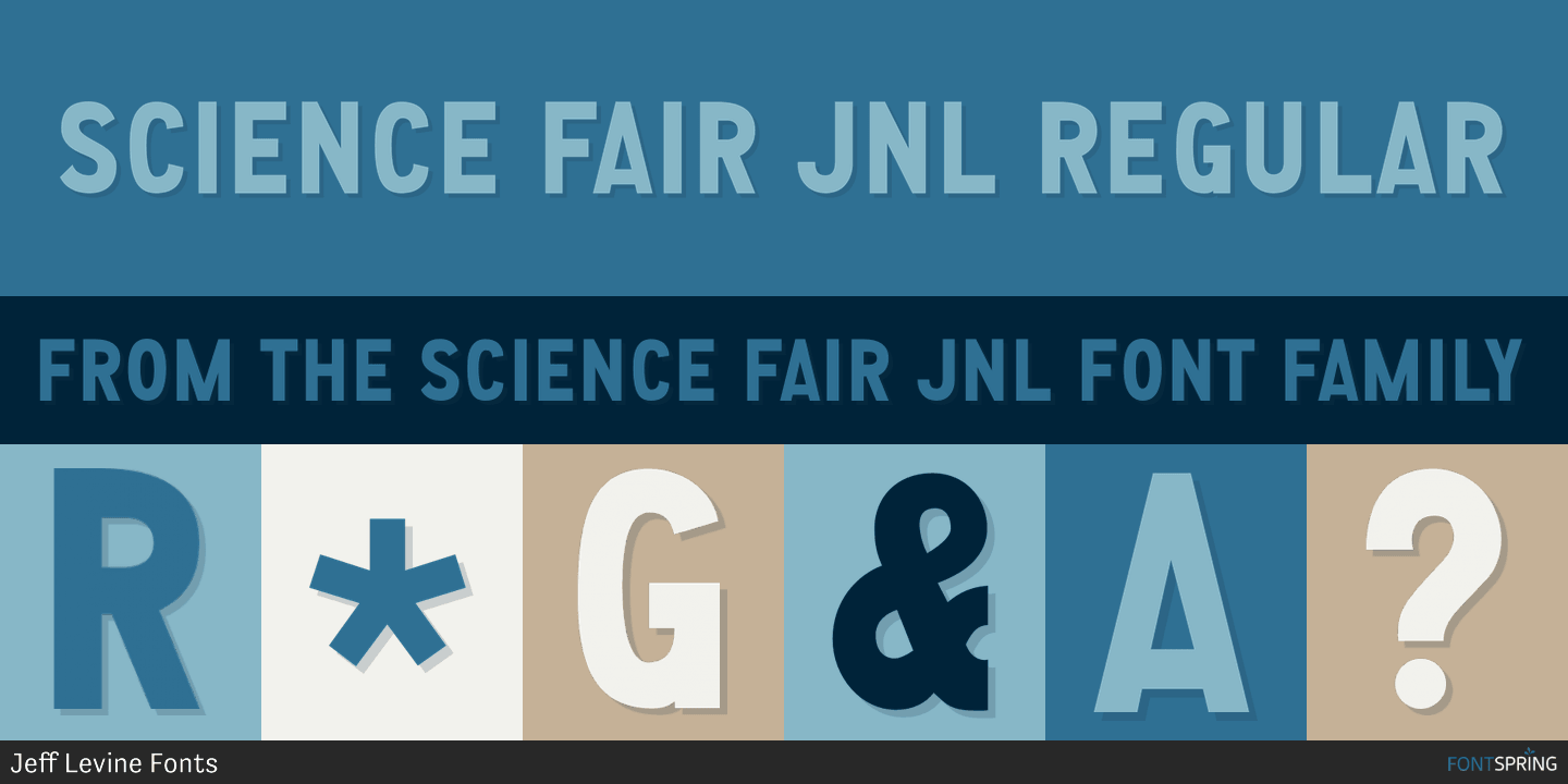 Science Fair JNL Font