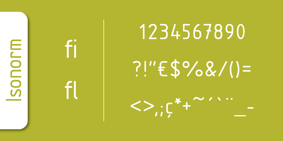 Isonorm Pro Font
