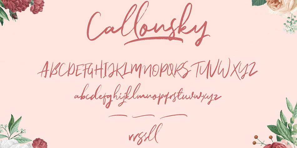 Callonsky Font