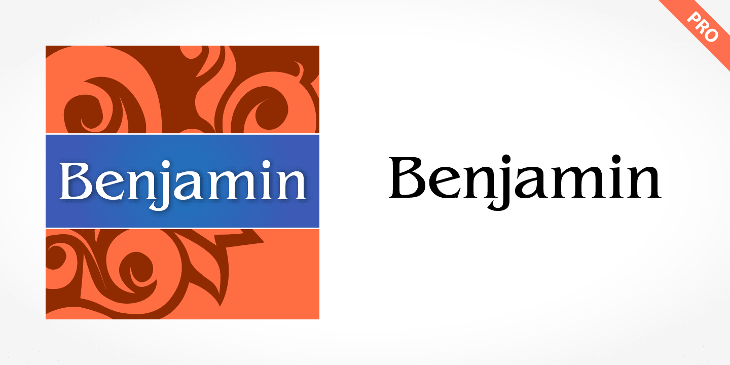 Benjamin Pro Font