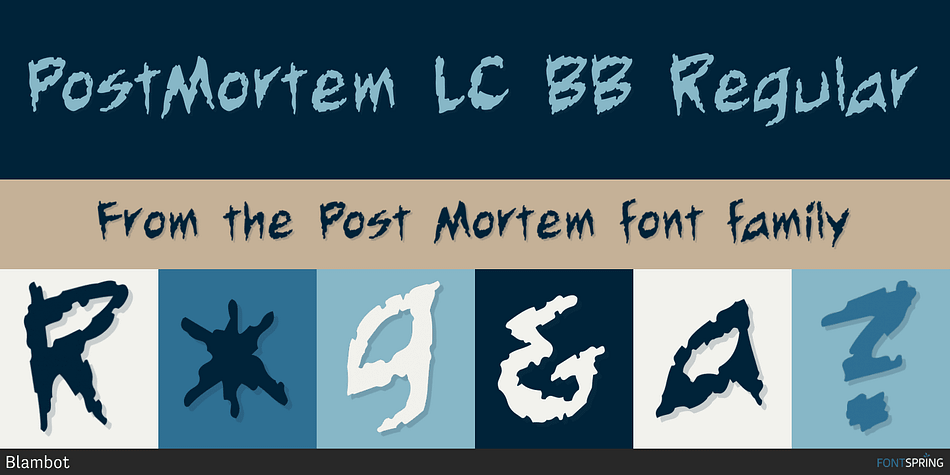 Post Mortem Font | Fontspring