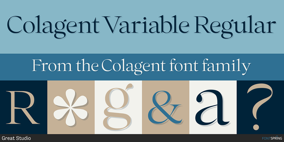 Colagent Variable Regular Font