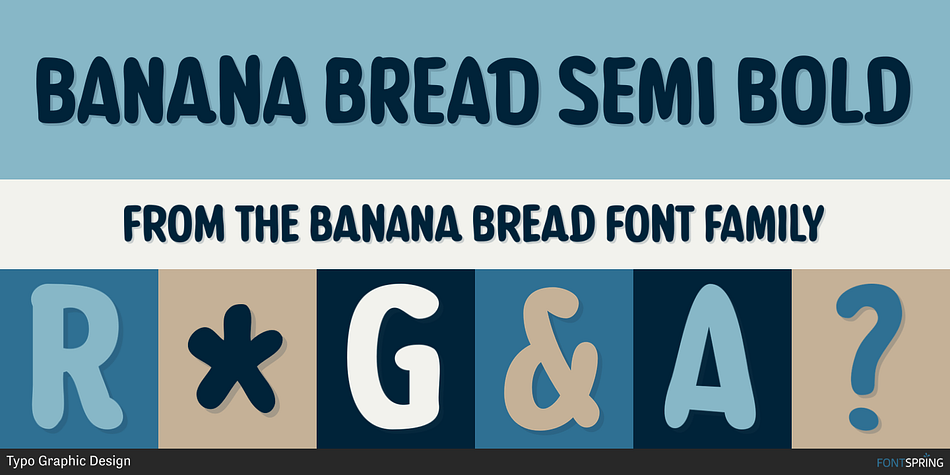 Banana Bread Semi Bold Font