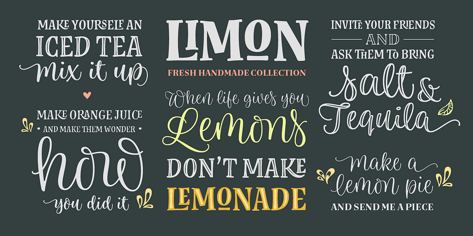 Limon Font Family by Typesenses - Fontspring