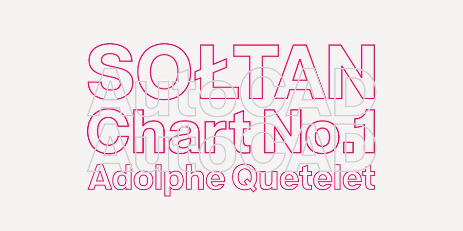 Acronym Outline Font