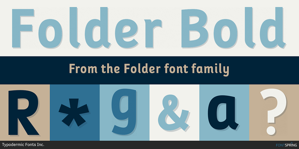 Folder Bold Font