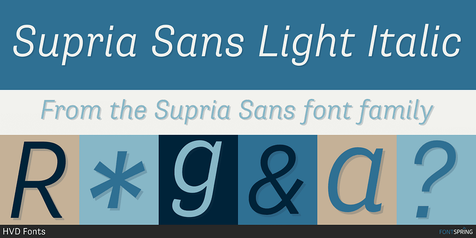 Supria Sans Font