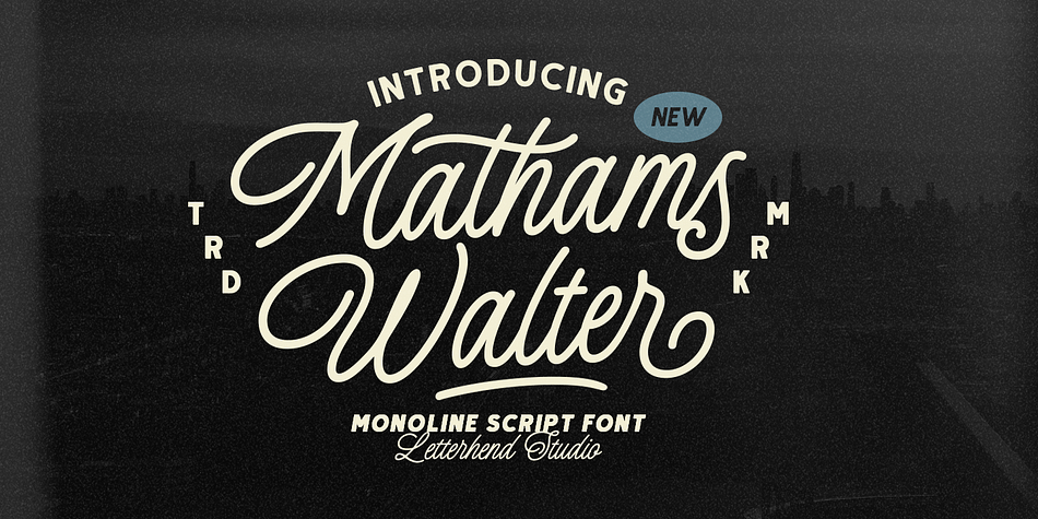 Mathams Walter Script Font