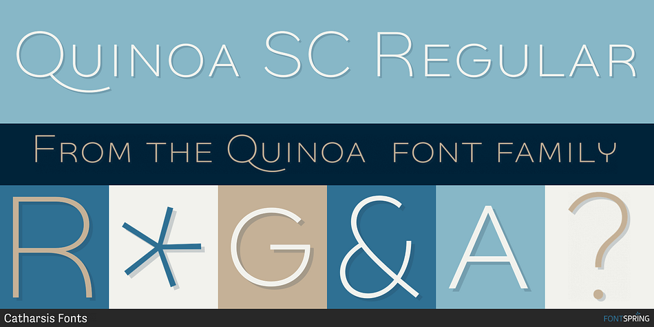 Quinoa Regular + Bold Font