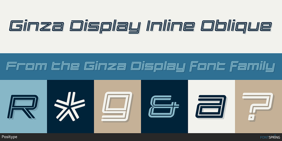 Ginza Display Font