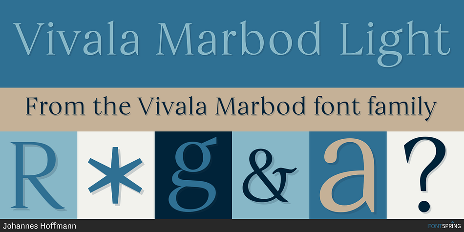Vivala Marbod Light Font