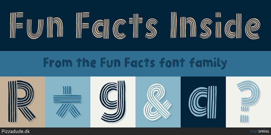 Fun Facts Inside Font