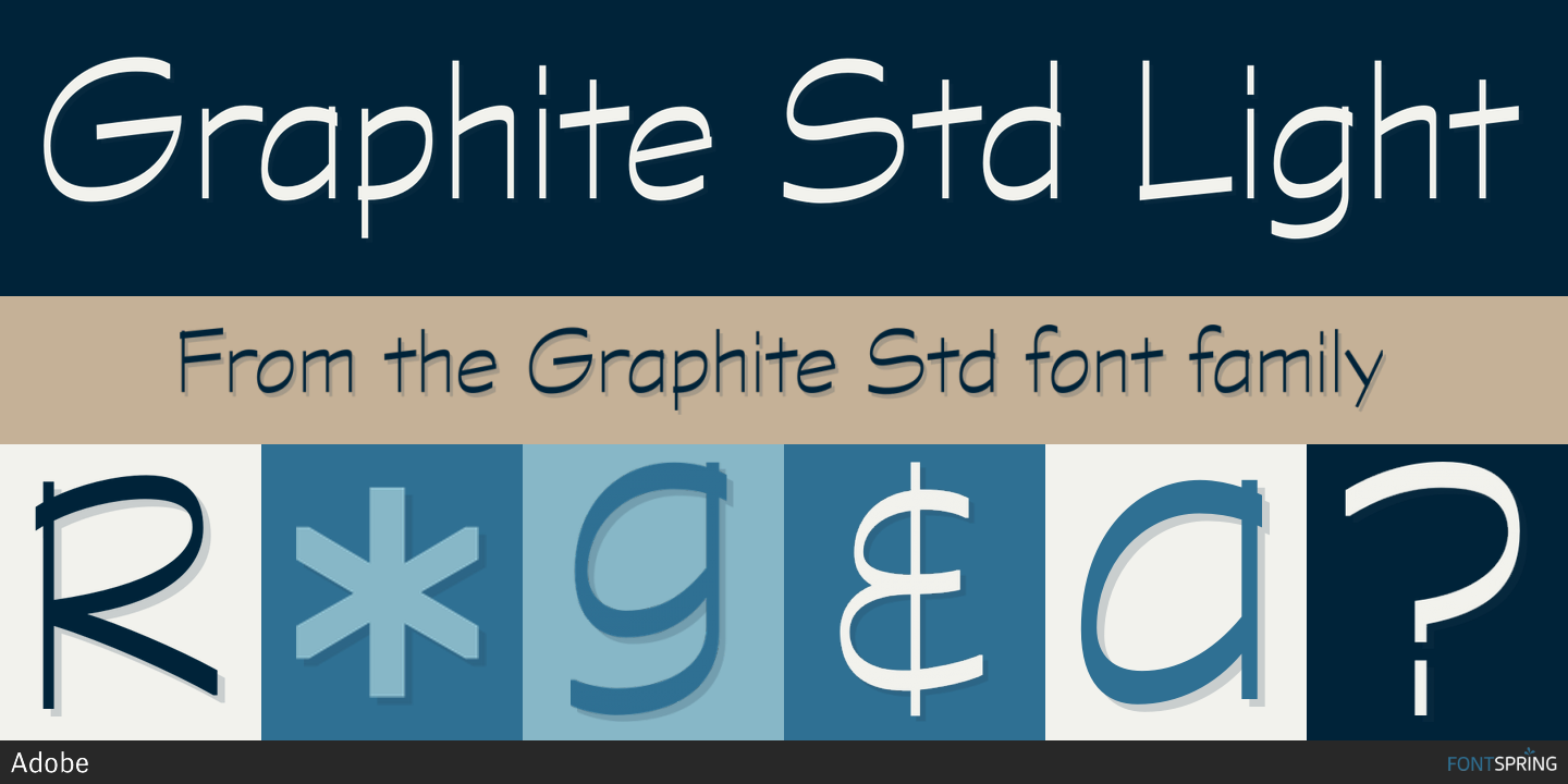 Graphite Std Font