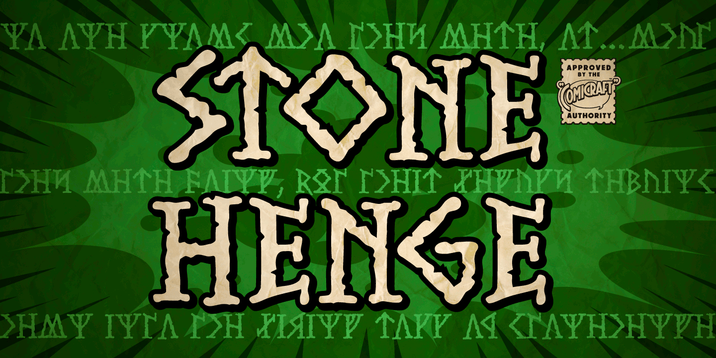 Stonehenge Font