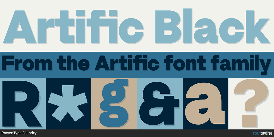 Artific Black Font