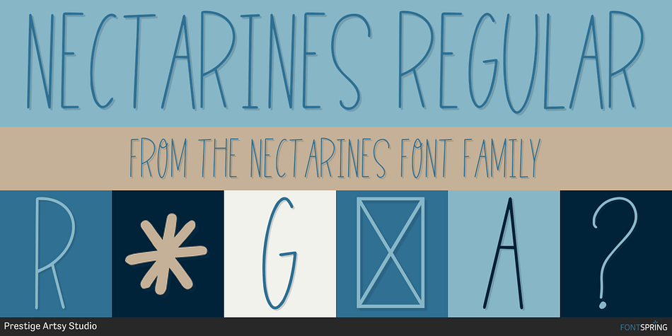 Nectarines Regular Font