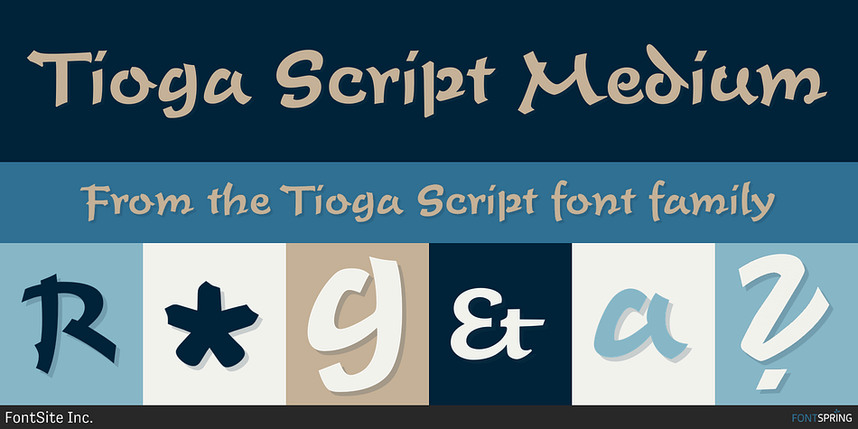 Tioga Script Font
